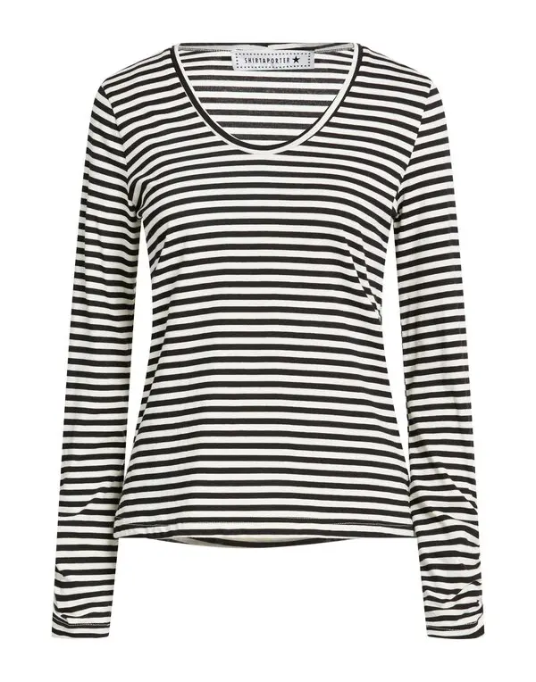 SHIRTAPORTER Striped Jersey T-shirt