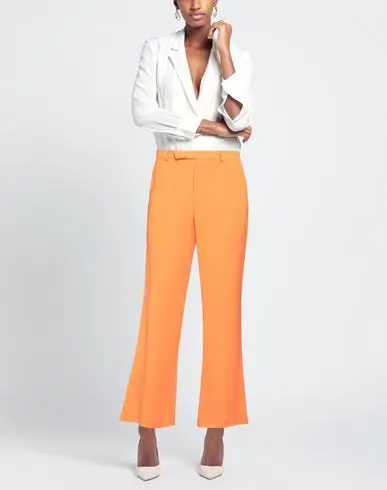 SIMONA CORSELLINI Flared Slim-leg Crepe Pants