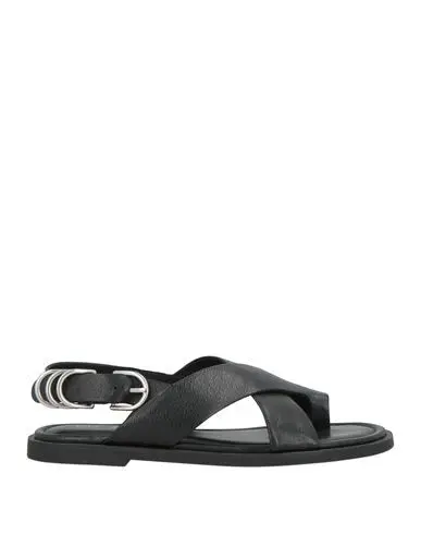 Rag & Bone Leather Thong Sandal - Black