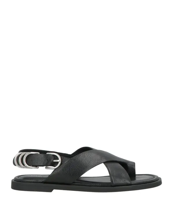 Rag & Bone Leather Thong Sandal - Black