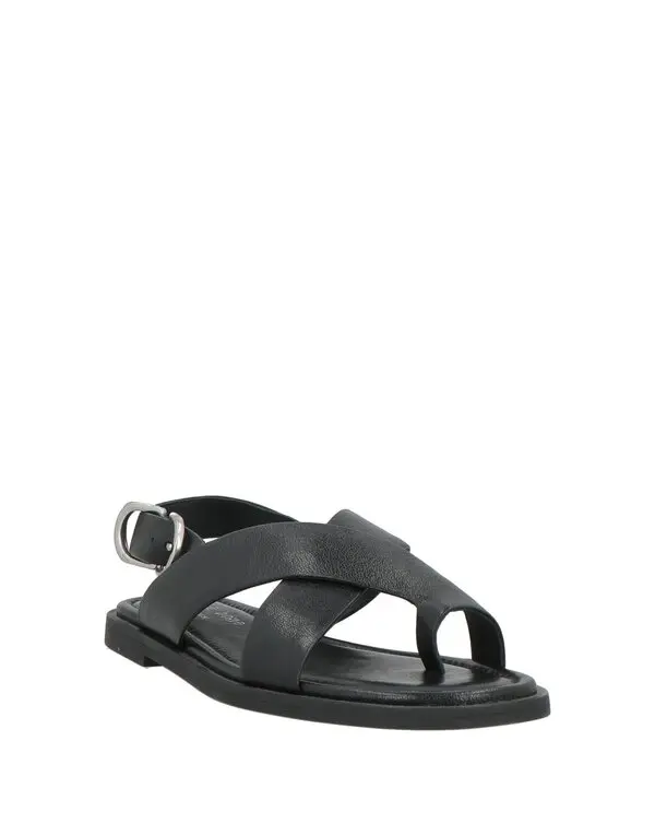 Rag & Bone Leather Thong Sandal - Black