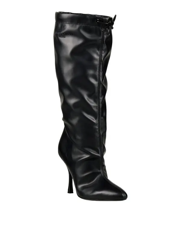 Emporio Armani Boots In Polyurethane And Elastane