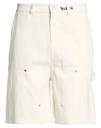 DISCLAIMER Gabardine Casual Shorts - White