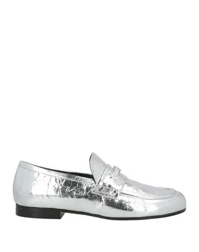 Proenza Schouler Leather Loafers - Silver