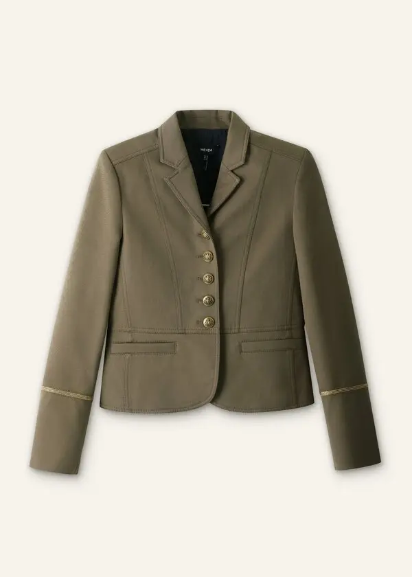 ME+EM Fitted Utility Jacket - Khaki