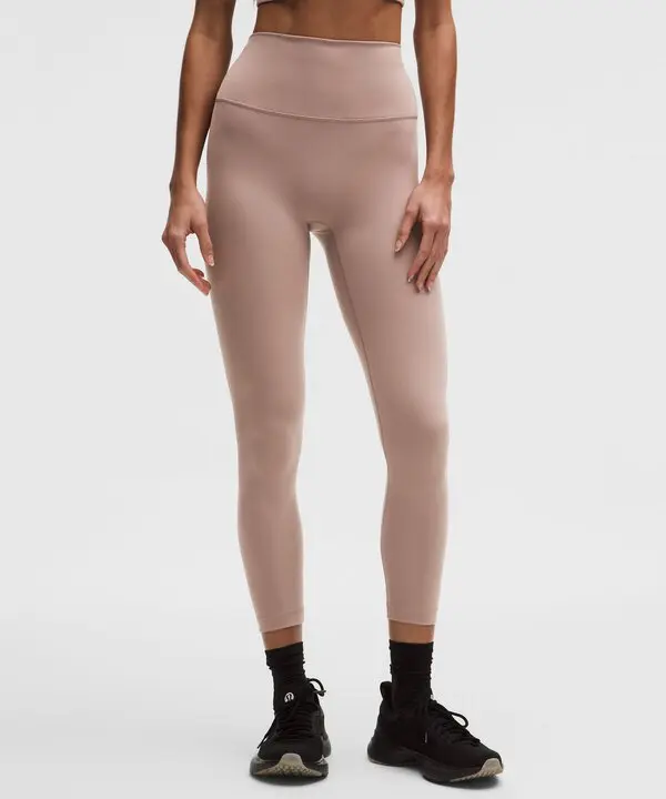 Lululemon Wunder Train No Line High-rise 25" Tights - Ashen Rose