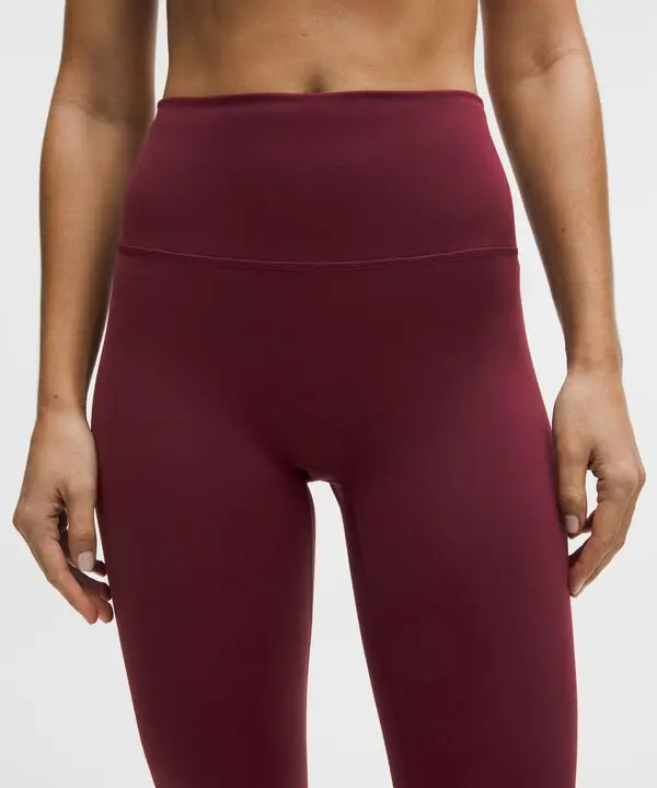 Lululemon Wunder Train No Line High-rise 28" Tights - Burgundy Bay