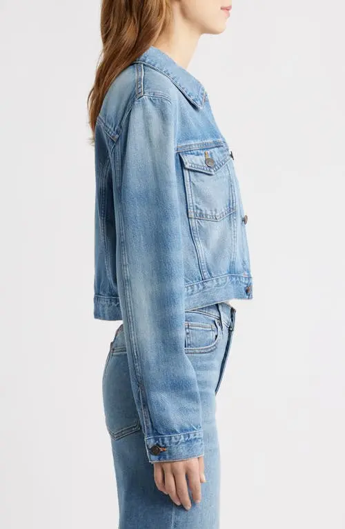 FRAME The Off Duty Denim Trucker Jacket