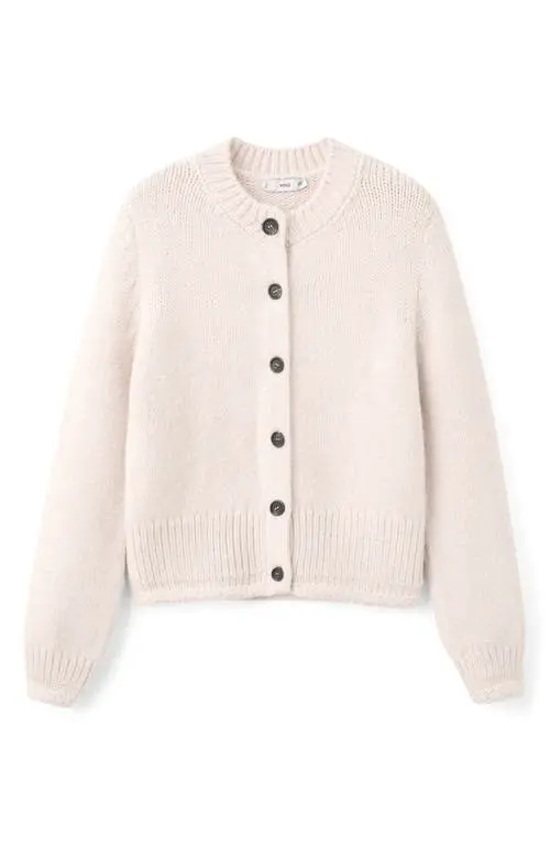 Mango Crewneck Cardigan