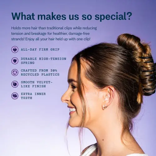 GIMME BEAUTY Claw Clips Duo For Thick Hair
