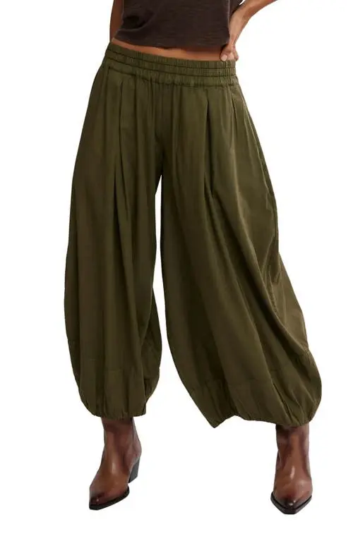 Free People Moonflower Balloon Pants - Sage
