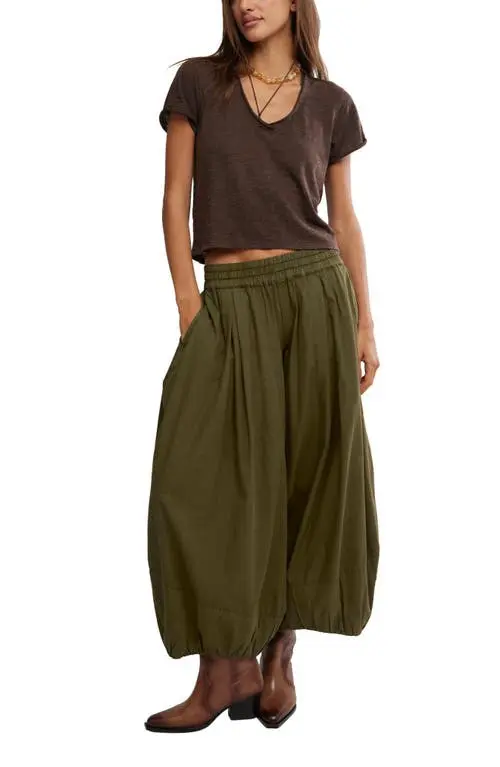 Free People Moonflower Balloon Pants - Sage