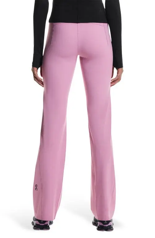 On Studio High Waist Flared Leggings - Sakura