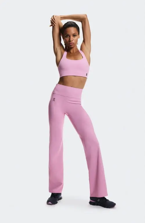 On Studio High Waist Flared Leggings - Sakura