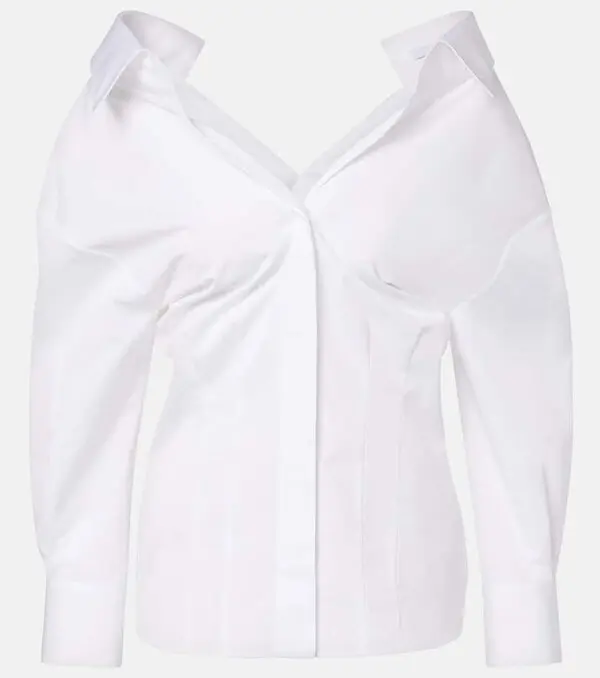 Givenchy Cotton Poplin Button-down Shirt - White