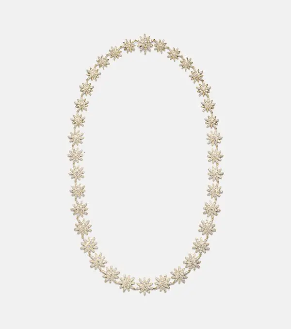 David Yurman Starburst 18kt Necklace With Diamonds - Gold