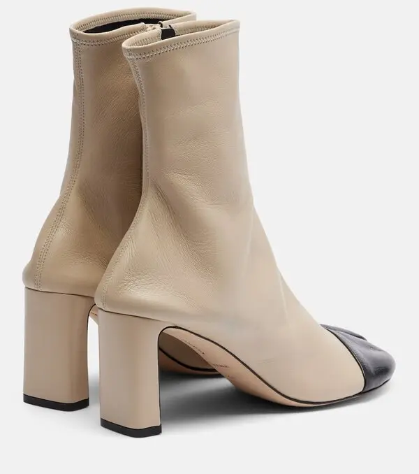 CHRISTEN Tabi 75 Leather Ankle Boots