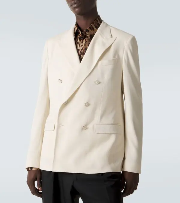Dolce & Gabbana Taormina Cotton Jersey Blazer