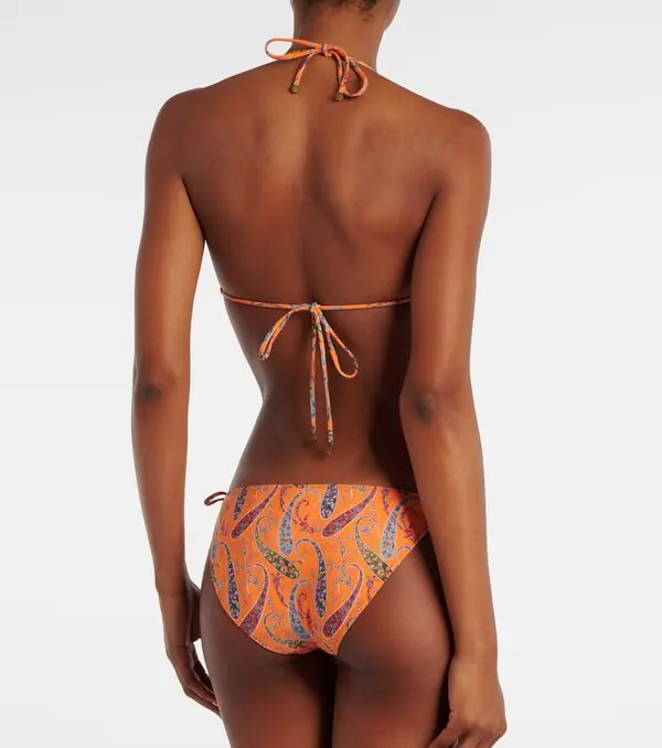 Etro Printed Two-piece Bikini Set - Orange