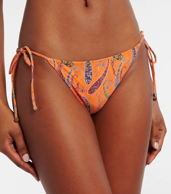 Etro Printed Two-piece Bikini Set - Orange