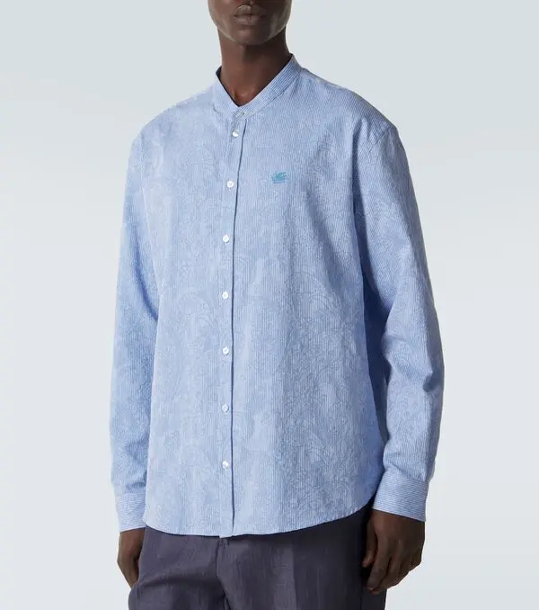 Etro Guru Striped Cotton Shirt