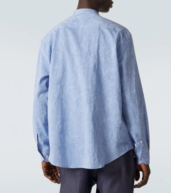 Etro Guru Striped Cotton Shirt