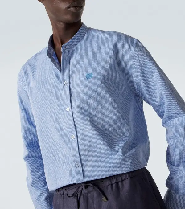 Etro Guru Striped Cotton Shirt
