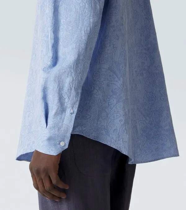 Etro Guru Striped Cotton Shirt