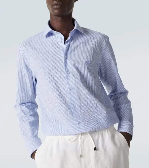 Etro Roma Striped Cotton Shirt