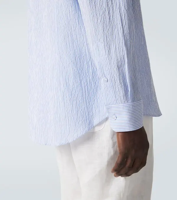 Etro Roma Striped Cotton Shirt