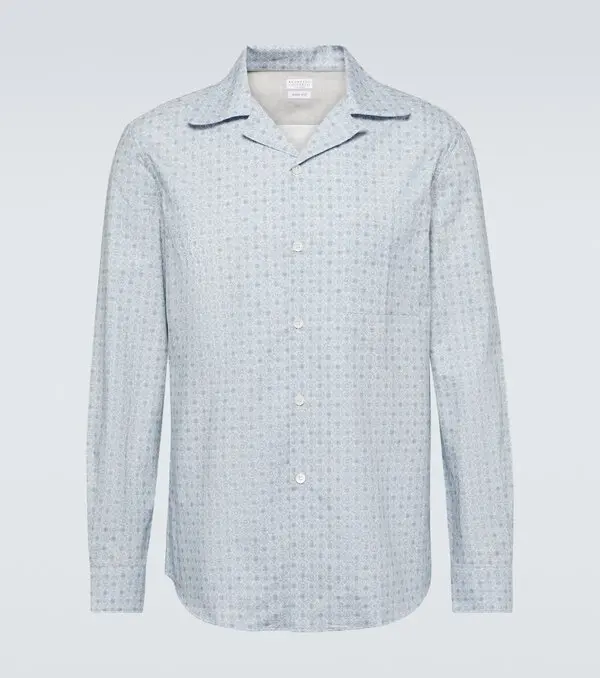 Brunello Cucinelli Printed Cotton Shirt
