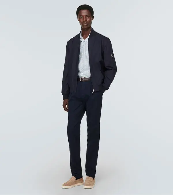 Brunello Cucinelli Printed Cotton Shirt
