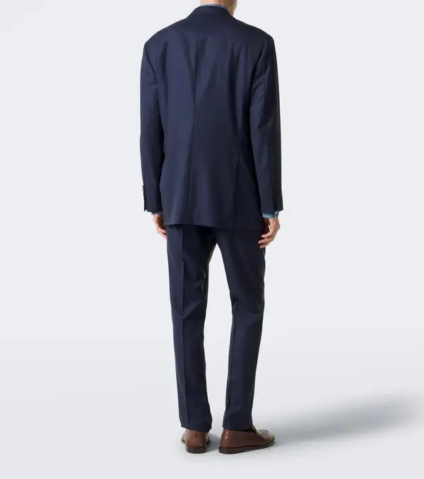Brunello Cucinelli Virgin Wool Suit - Blue