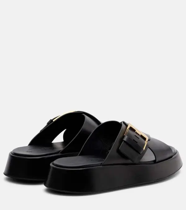 TOD'S Leather Slides