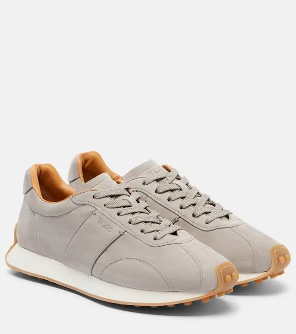 TOD'S Runner Suede Sneakers - Grey