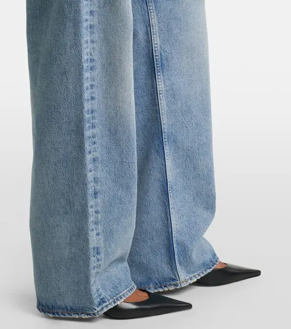 AGOLDE Arc Criss Cross Wide-leg Jeans
