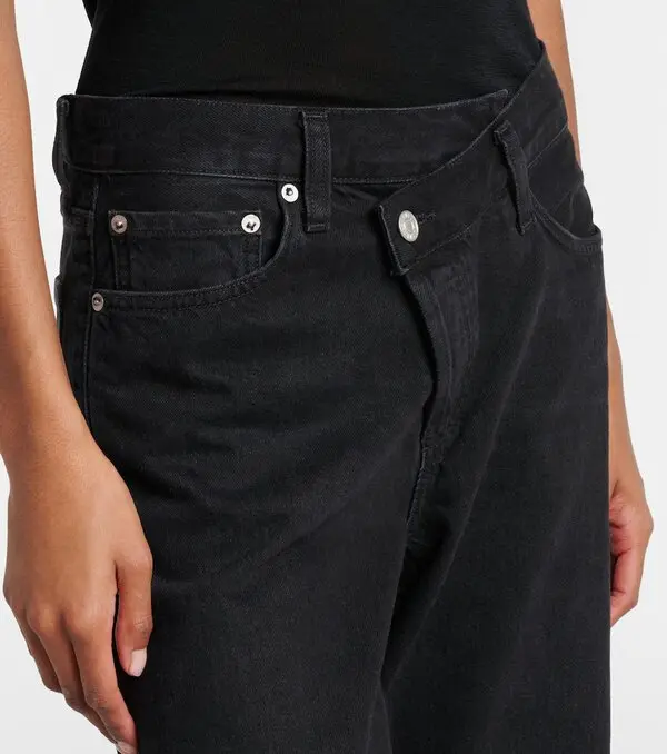 AGOLDE Arc Criss Cross Barrel-leg Jeans