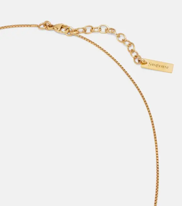 Saint Laurent Strawberry Pendant Necklace