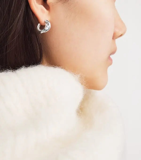 Lié Studio The Diana Hoop Earrings - Silver