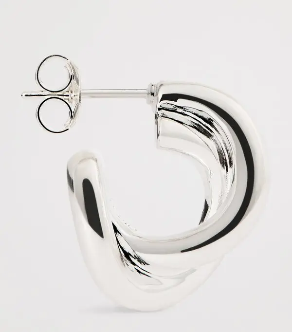 Lié Studio The Diana Hoop Earrings - Silver