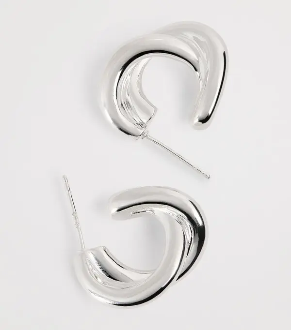 Lié Studio The Diana Hoop Earrings - Silver