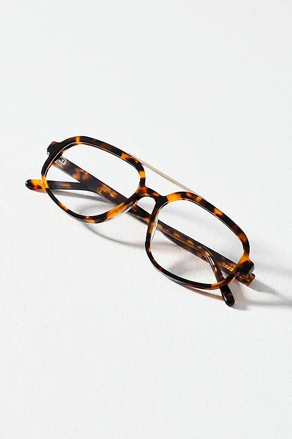 Anthropologie Aviator Readers - Tortoise