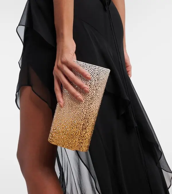 Judith Leiber Perry Crystal-embellished Clutch