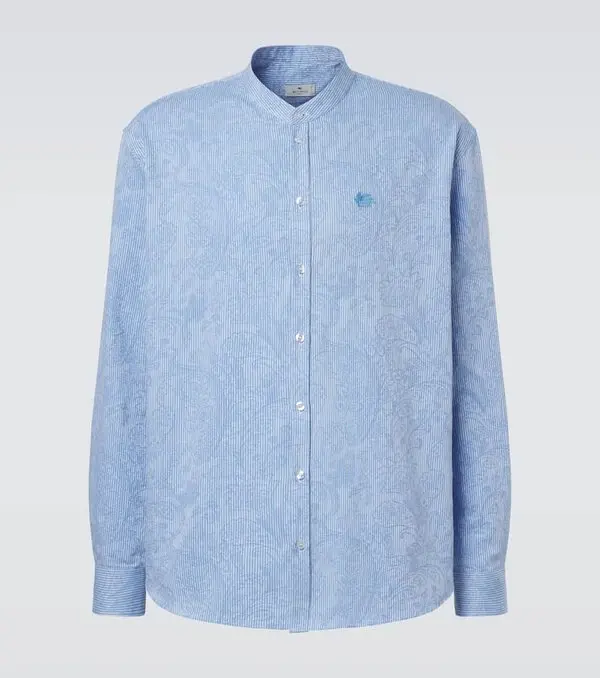 Etro Guru Striped Cotton Shirt