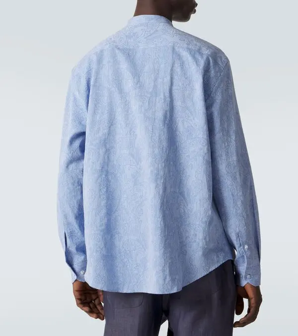Etro Guru Striped Cotton Shirt