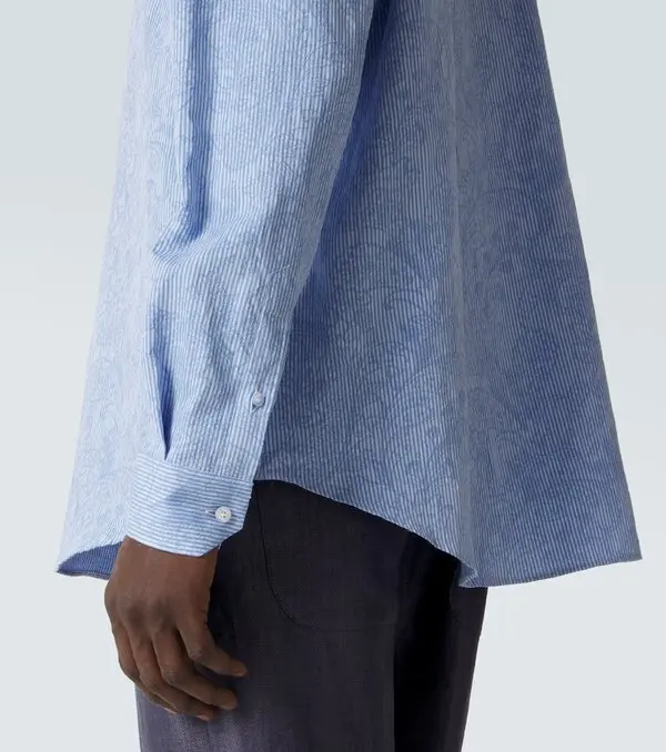 Etro Guru Striped Cotton Shirt