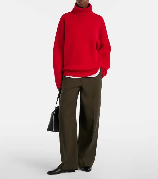 TOTEME Wool And Cashmere-blend Turtleneck Sweater