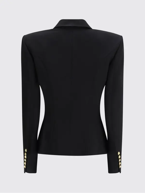 Balmain Double Breasted Blazer - Black