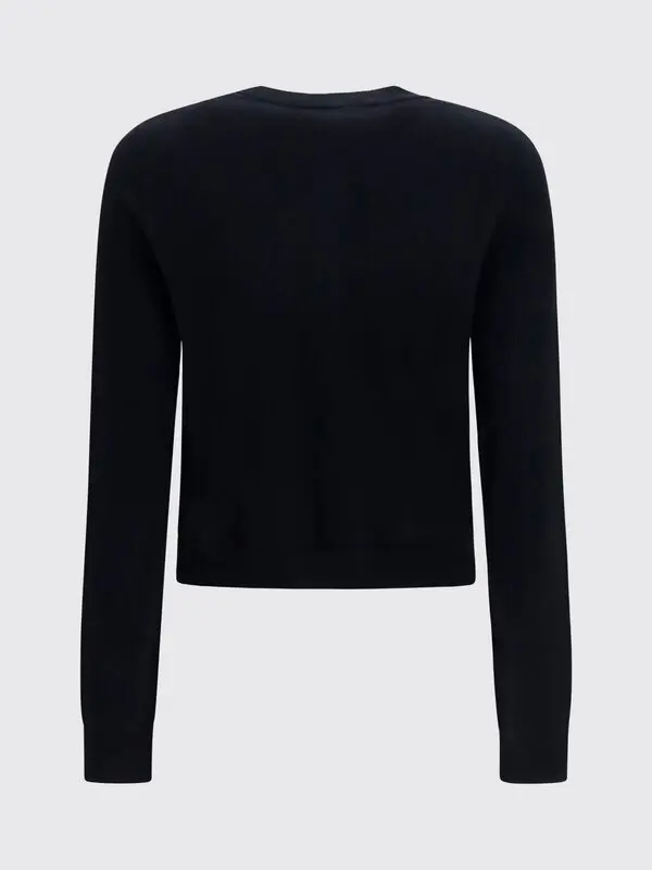 LISA YANG Slim Fit Pure Cashmere Crewneck Cardigan - Black