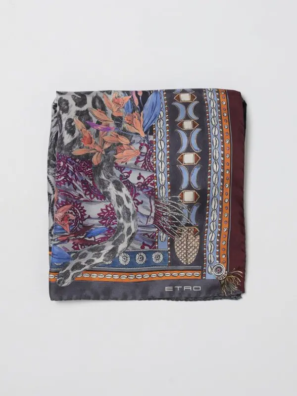 Etro Pocket Square - Blue